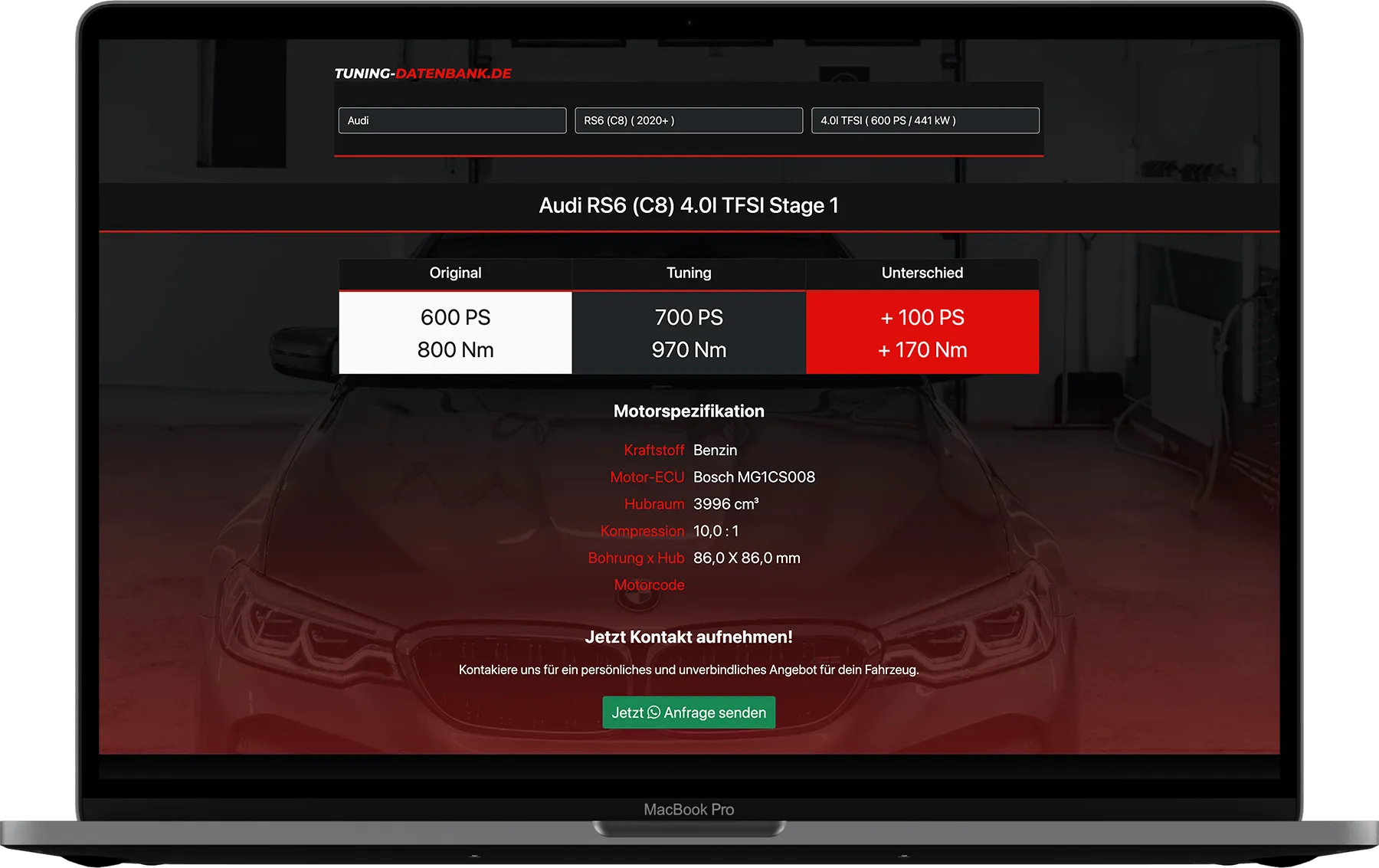 Kennfeldoptimierung | Tuning-Datenbank.de